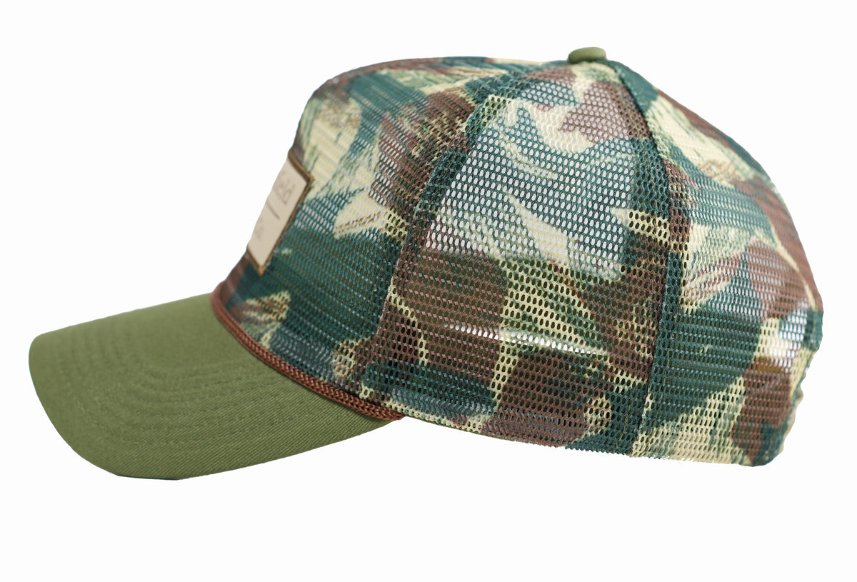 Rhodesian Camo Vintage Mesh Snapback, Rope Hat, Vintage Rope Hat – Old ...